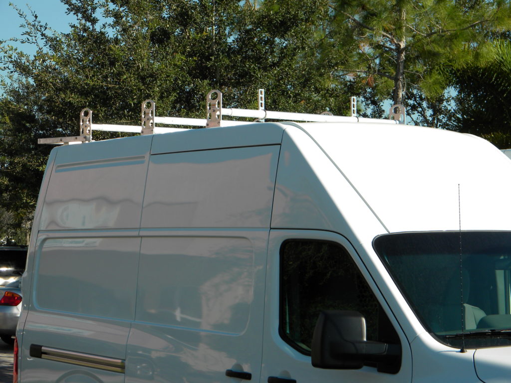 Nissan NV Cargo High Top or Low Top, Ladder Racks (3) Bar w/roller ...