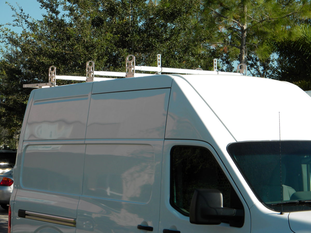 Nissan NV Cargo High Top or Low Top, Ladder Racks (3) Bar w/roller ...