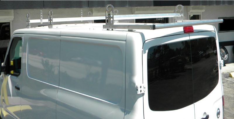 Nissan NV Cargo High Top or Low Top, Ladder Racks (3) Bar w/roller ...