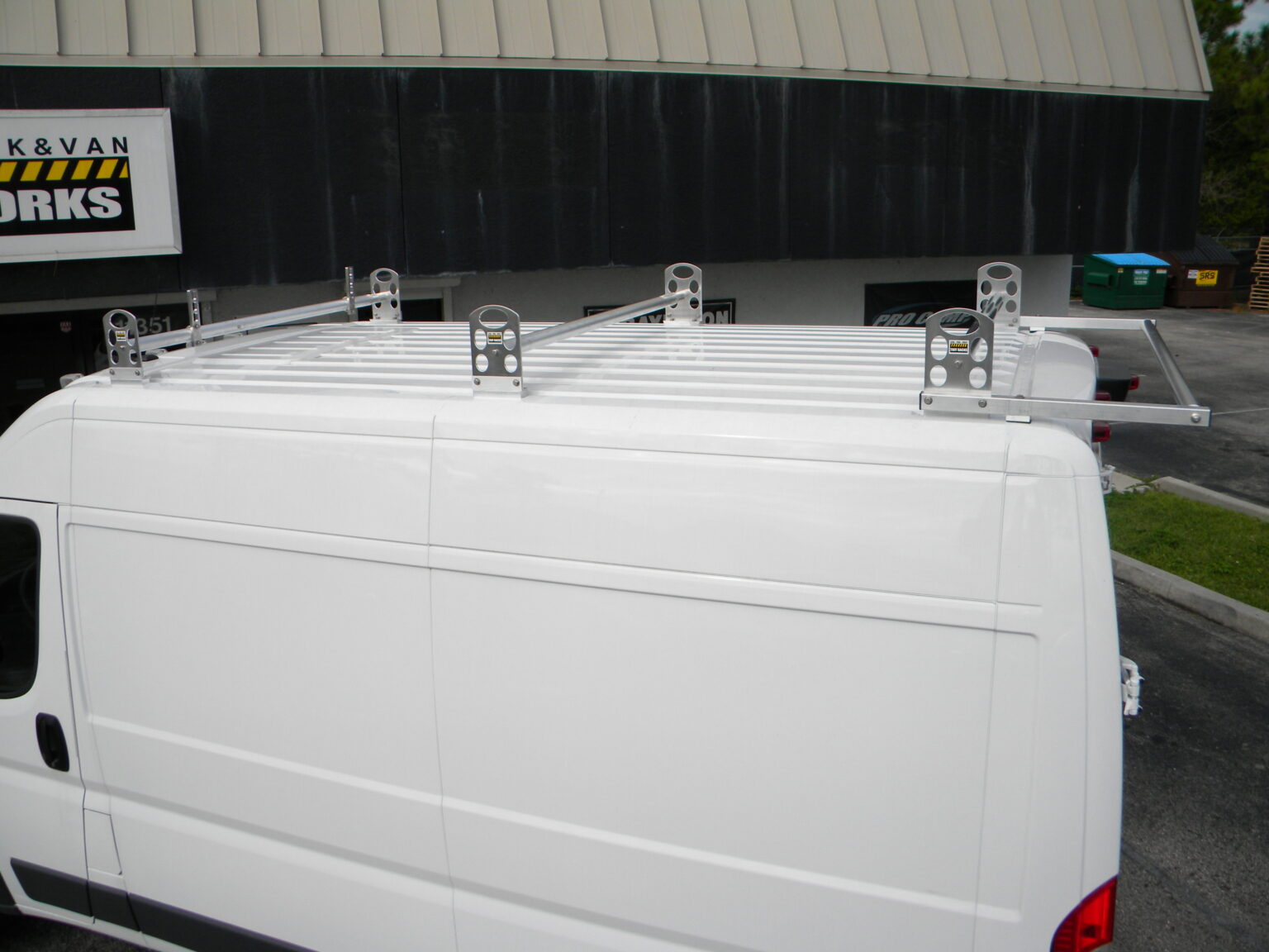 Ram ProMaster (3) Bar Ladder Rack w/Roller - Tuff Racks