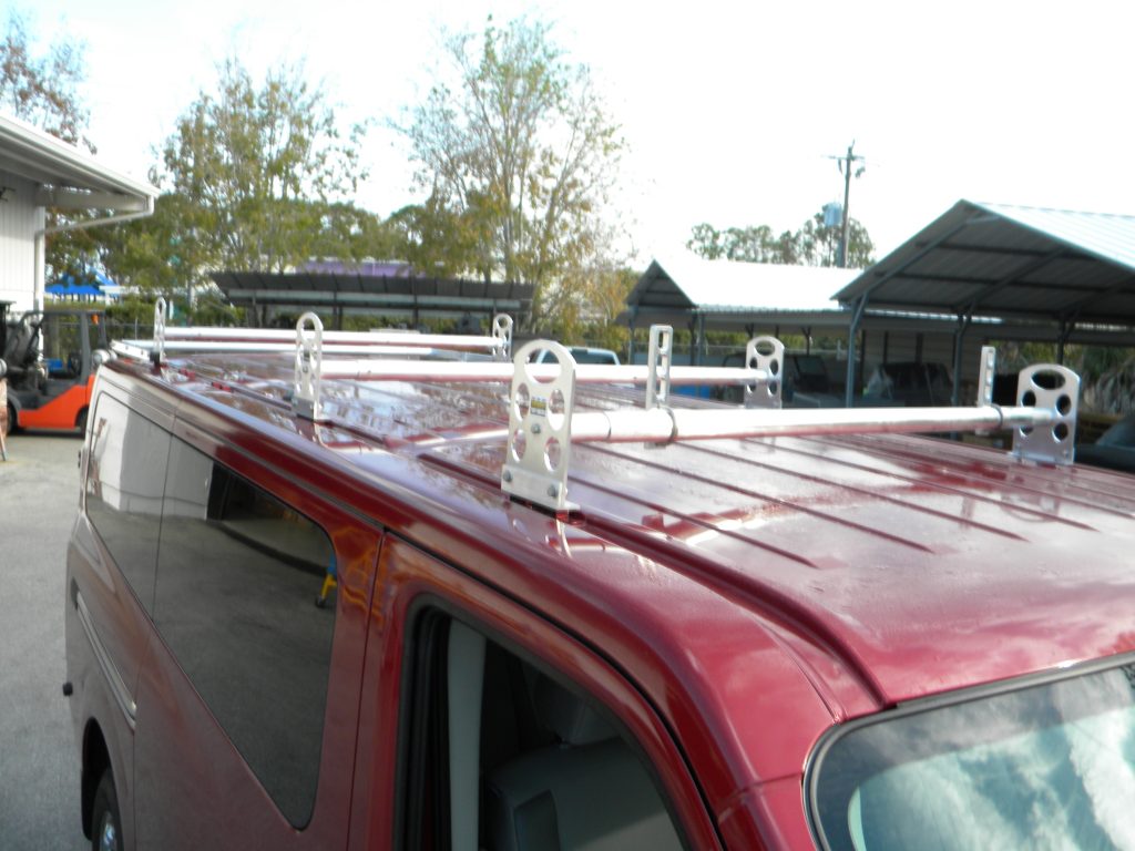 Nissan NV Cargo High Top or Low Top, Ladder Racks (3) Bar w/roller ...